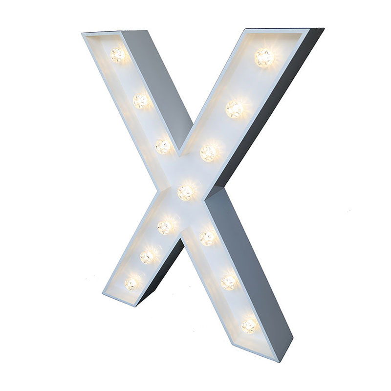 'X' - Light Up Letter - Veo Events
